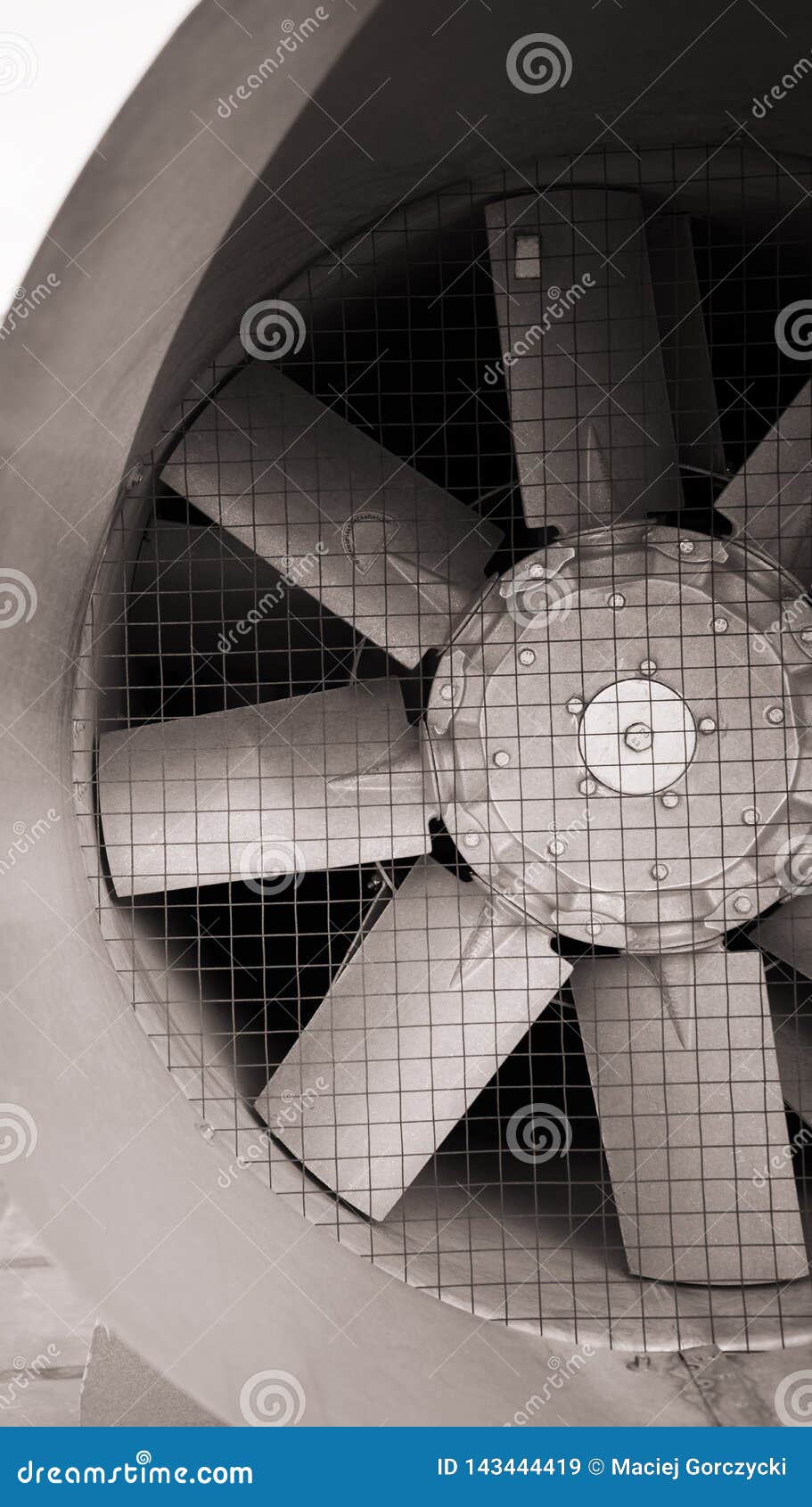 Ventilator on a Rooftop of a Skyscraper Stock Image - Image of minh ...
