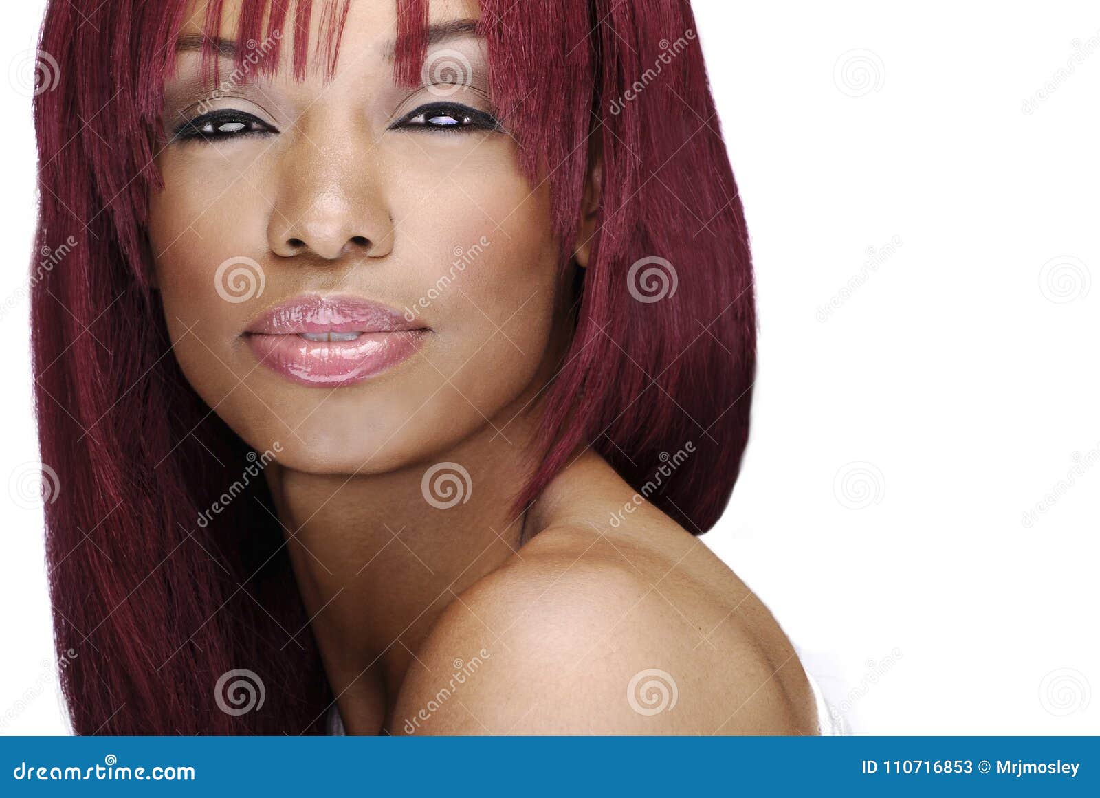 Extremely Attractive African American Woman Stock Image Image Of