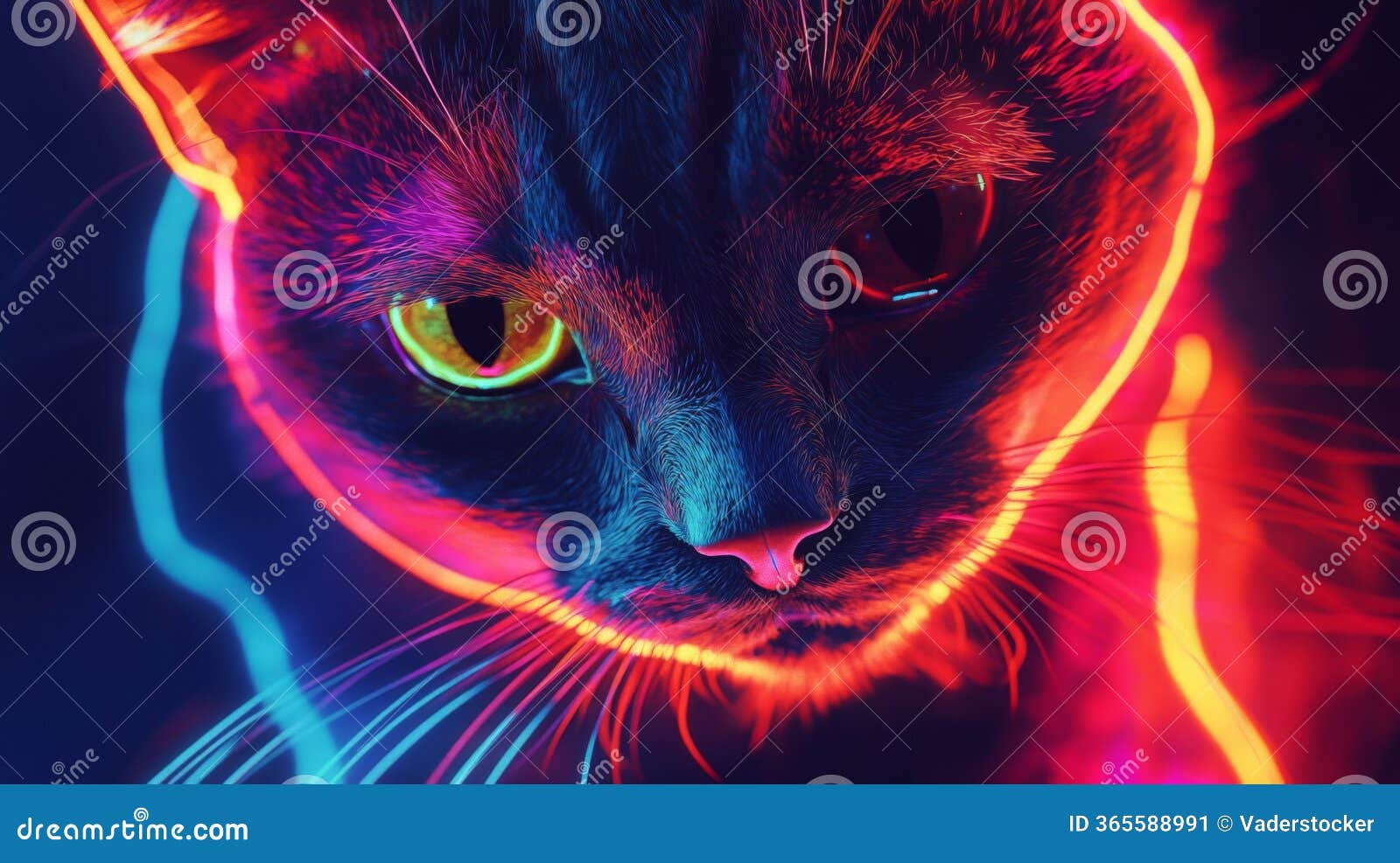 Closeup, Vibrant Colorful Keyboard Layout With Illuminated Keys And ...