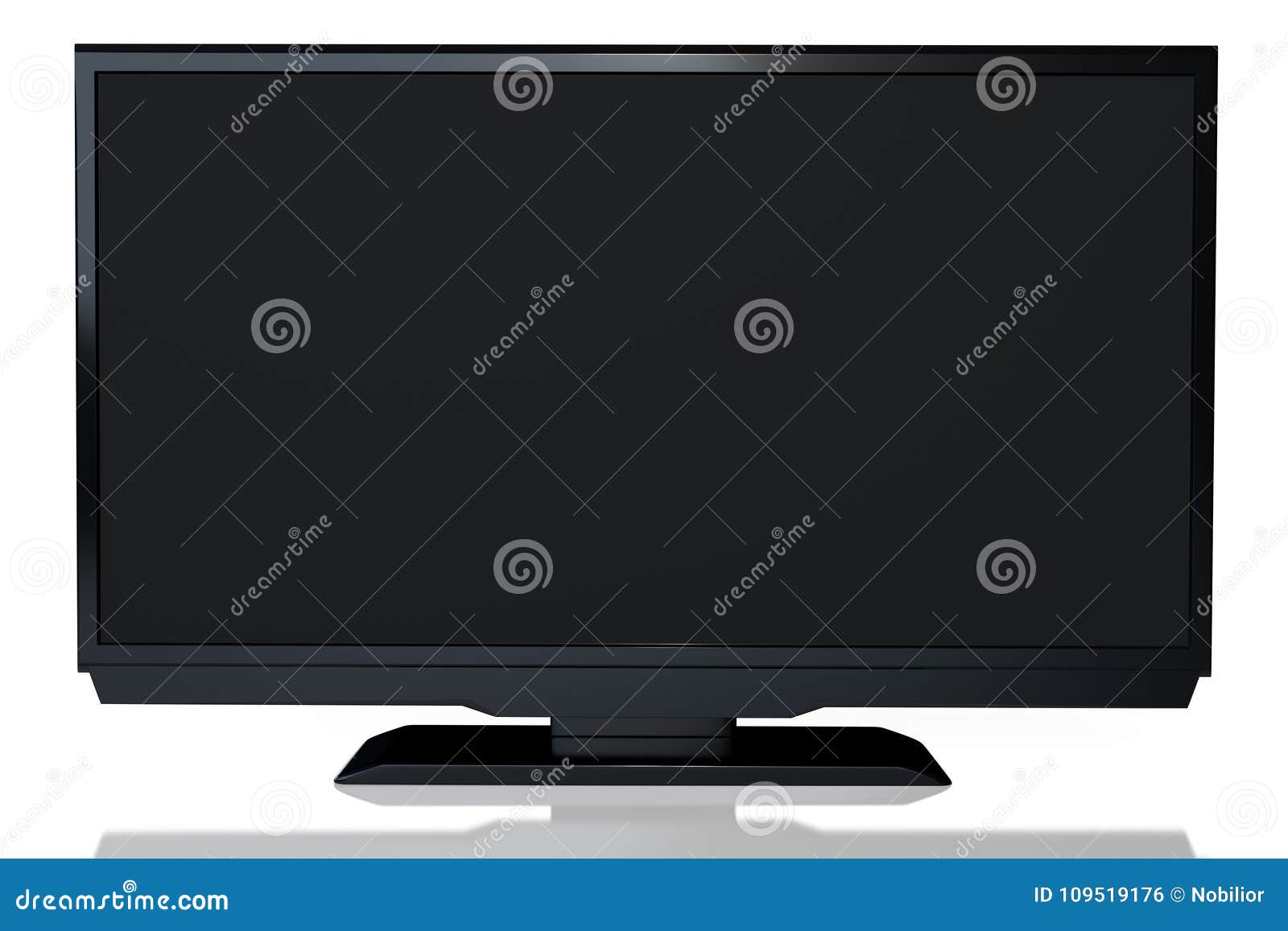 Closeup View of Abstract Black Led Tv Stock Illustration - Illustration ...