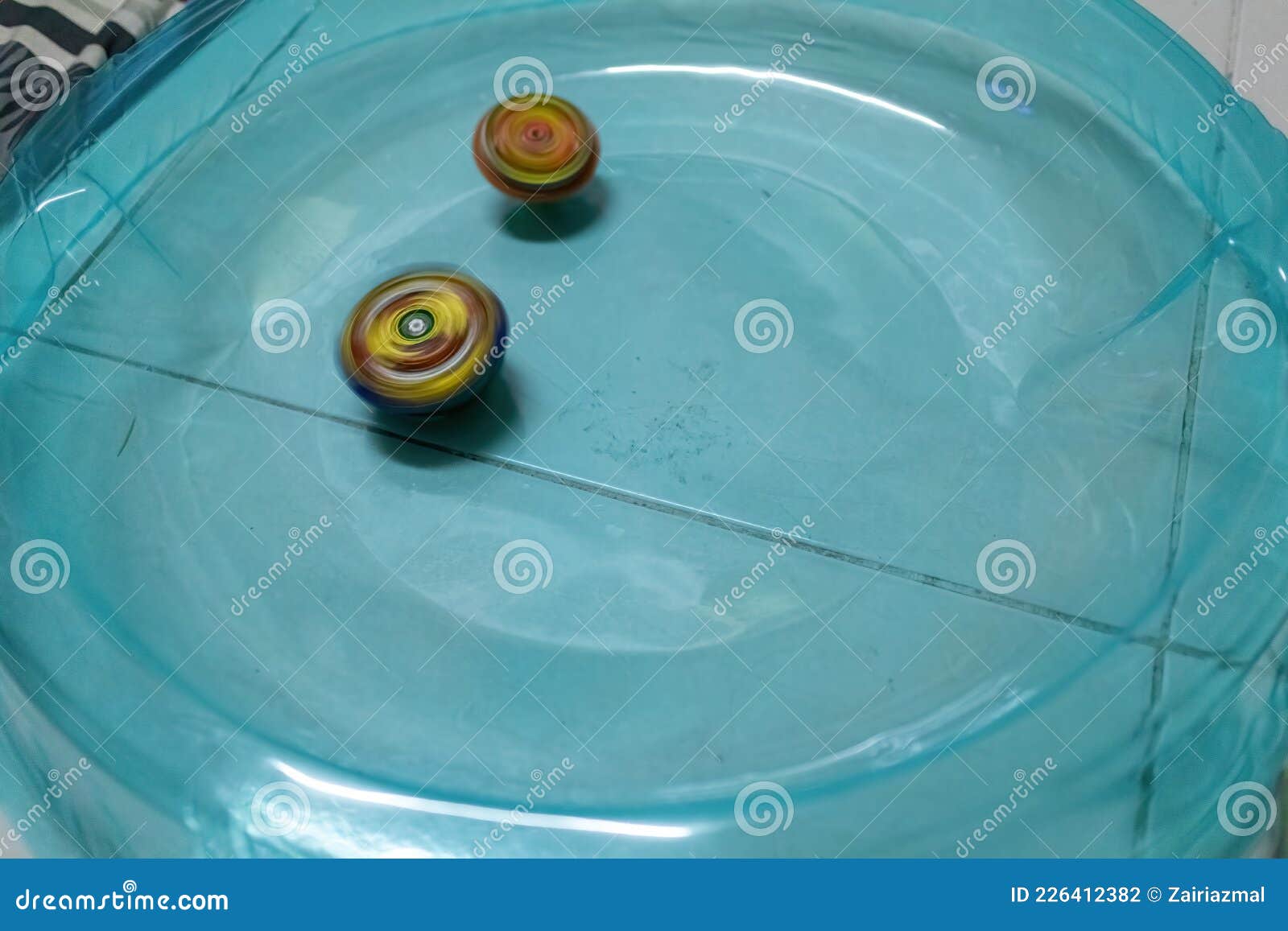 Closeup View of Beyblade Spinning Stock Photo - Image of icon, balance ...