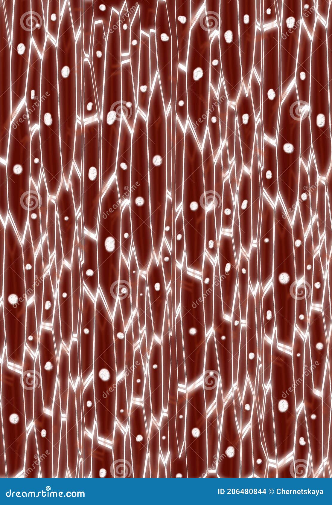 Closeup View of Blood Under Microscope. Illustration Stock Illustration ...