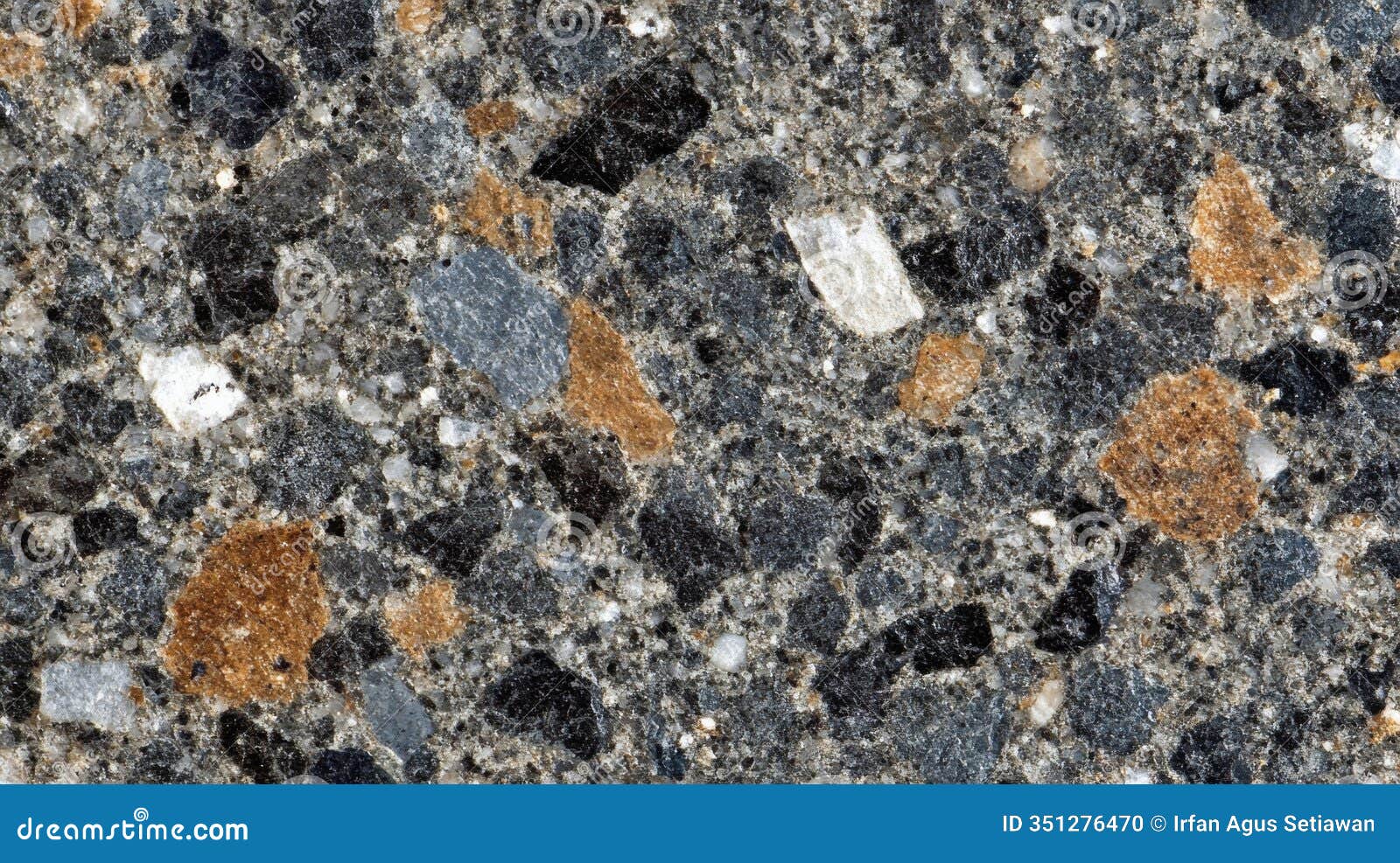 Closeup View of a Coarse Grained Igneous Rock Texture Stock ...