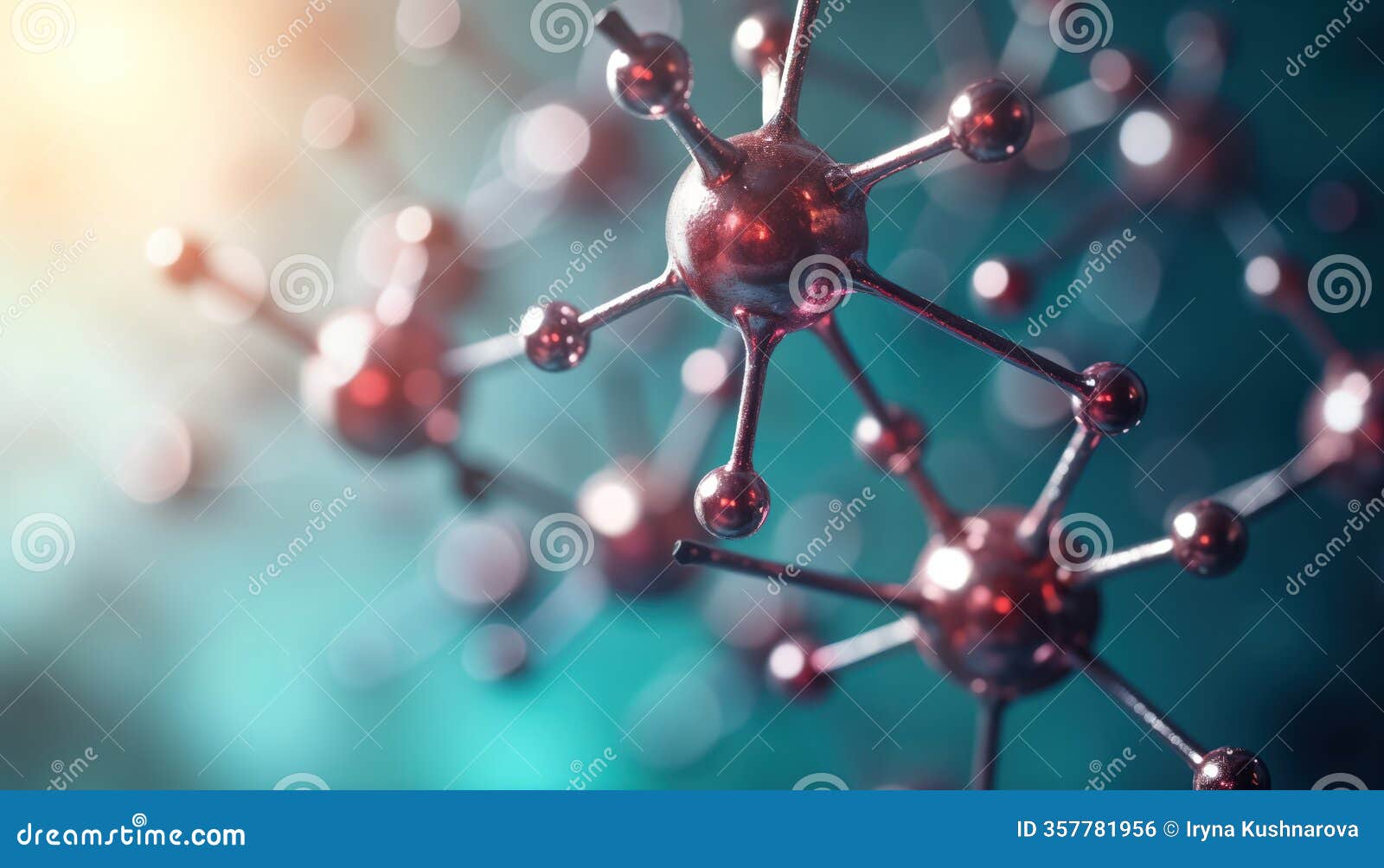 Closeup View Of Graphene Nanomaterial Structure. Atomic Structures ...