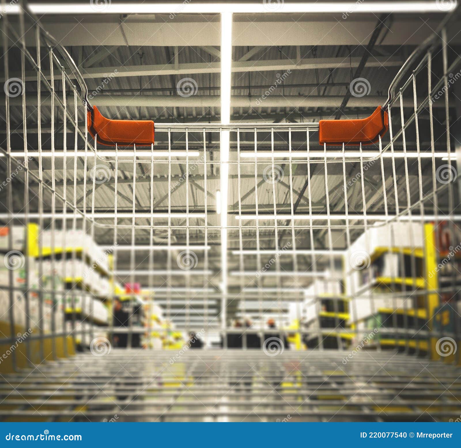 View from Inside Shopping Cart Stock Photo - Image of shopping, cart ...