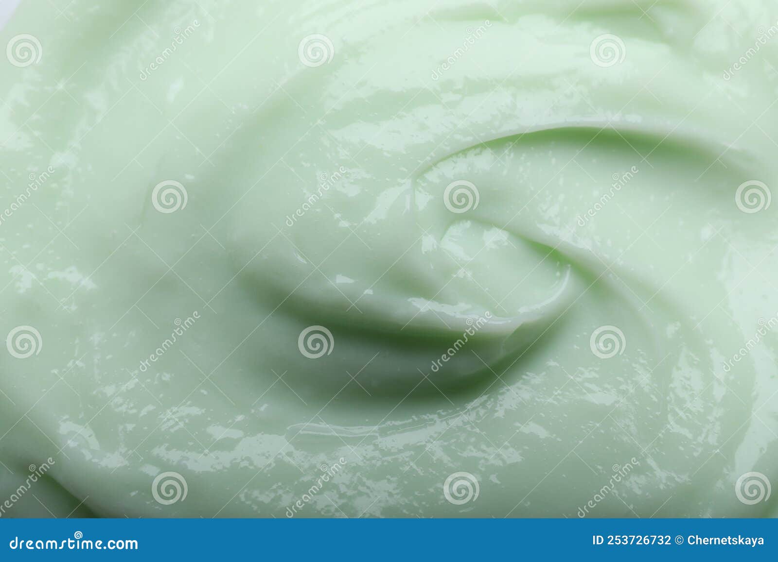 Closeup View of Light Green Body Cream As Background Stock Photo ...