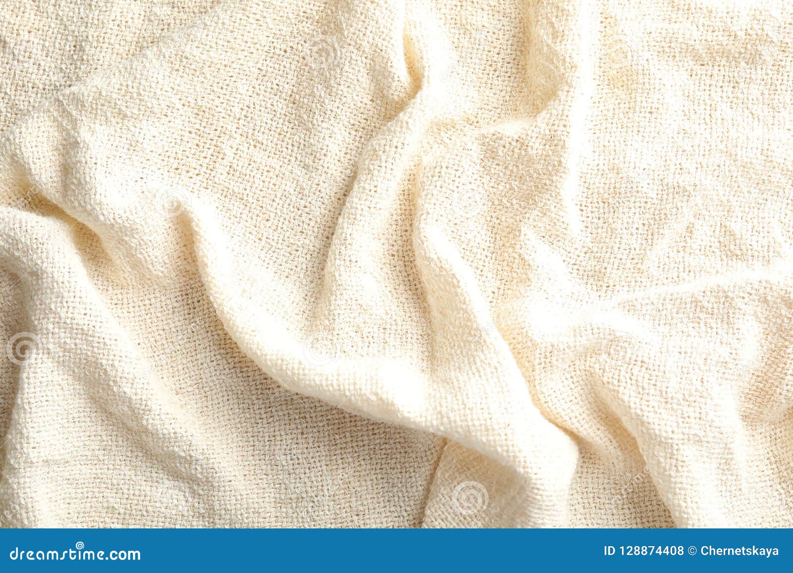 Closeup View of Light Natural Hemp Cloth Stock Photo - Image of natural ...