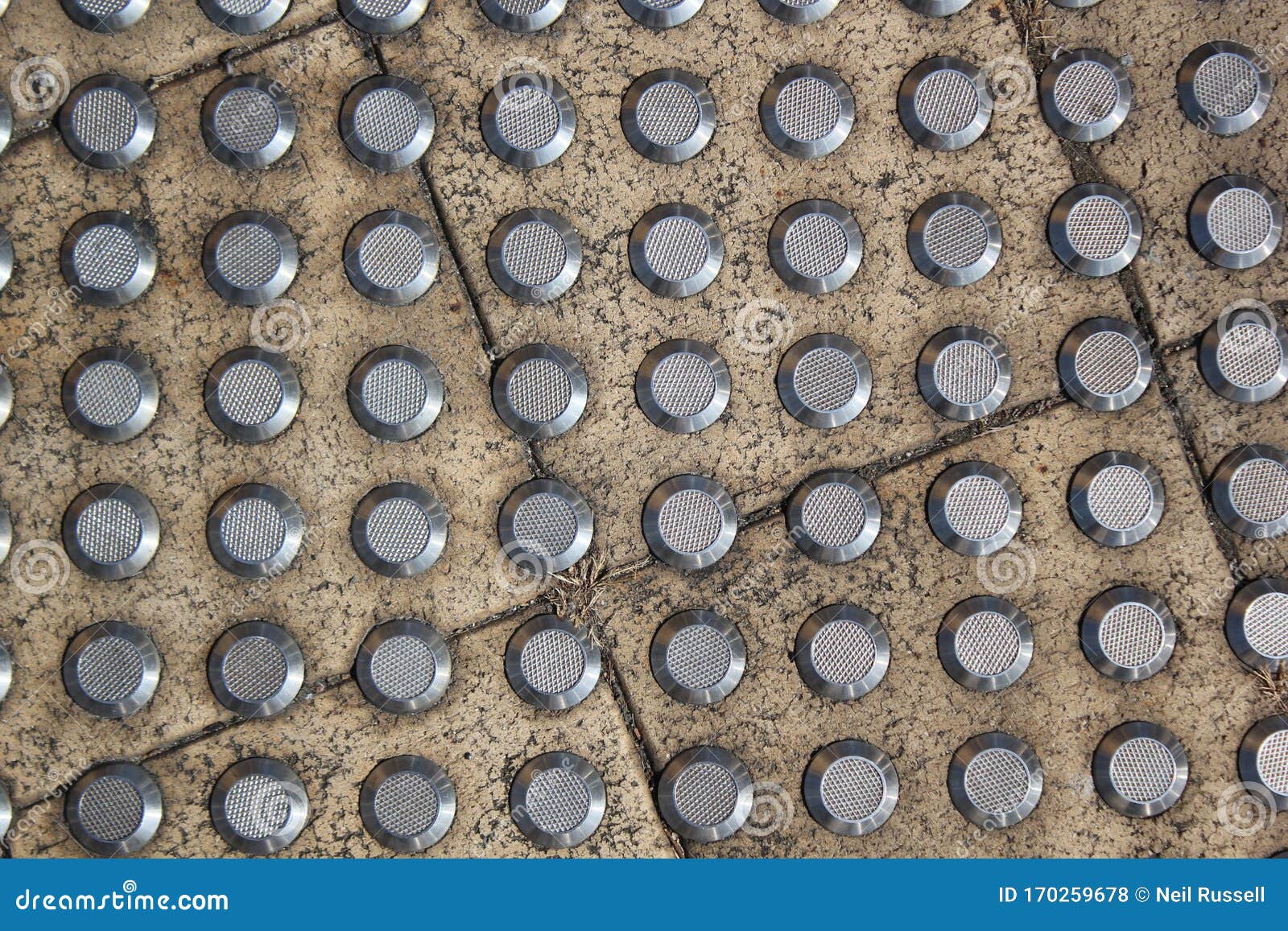 Steel Floor Studs stock photo. Image of back, metal - 170259678