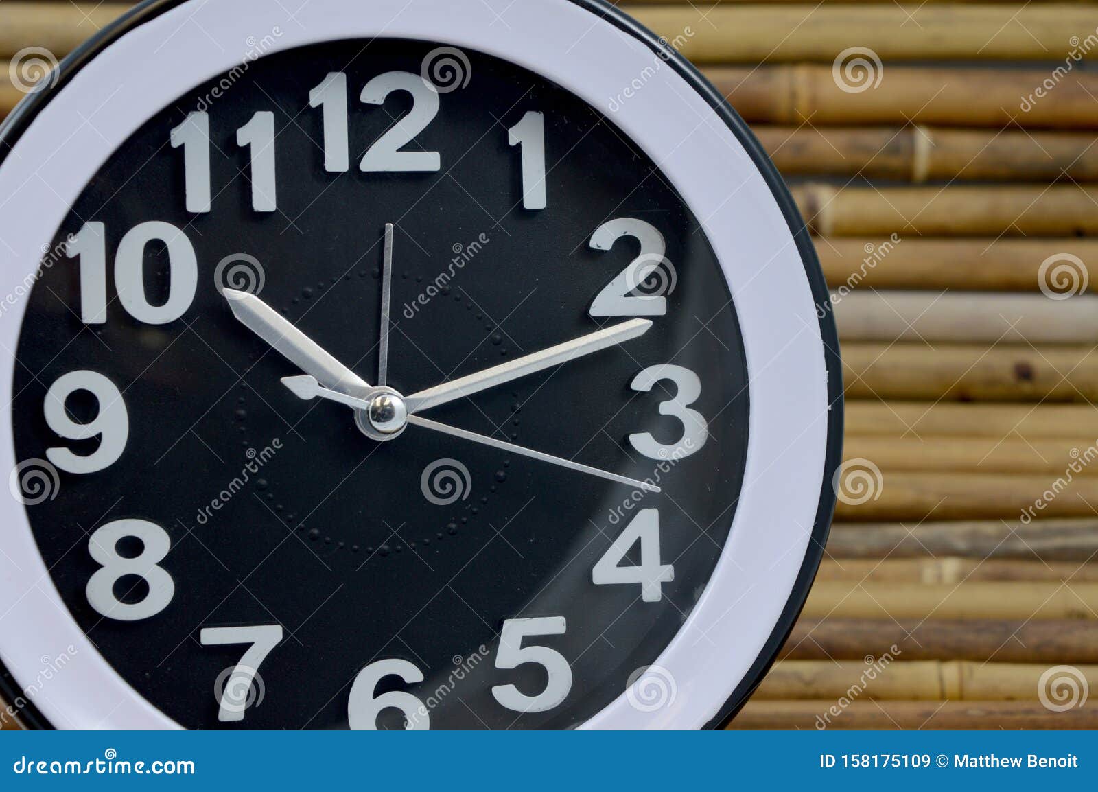 Modern Clock Timepiece stock image. Image of deadline - 158175109