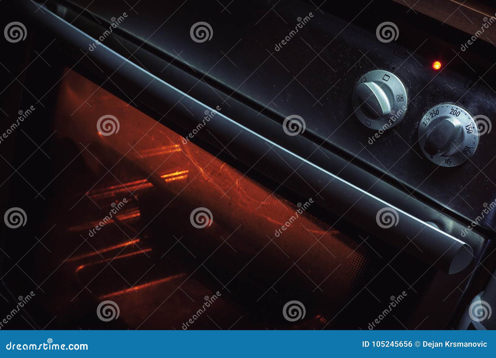 Oven Control Buttons stock photo. Image of closeup, oven - 105245656