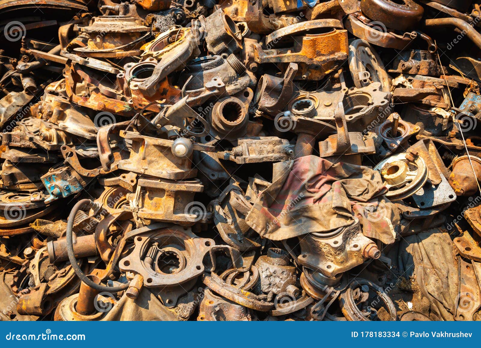 Closeup View of Pile of Old Rusty Metal Scrap Stock Photo - Image of ... Closeup View of Pile of Old Rusty Metal Scrap Stock Photo - Image of ...
