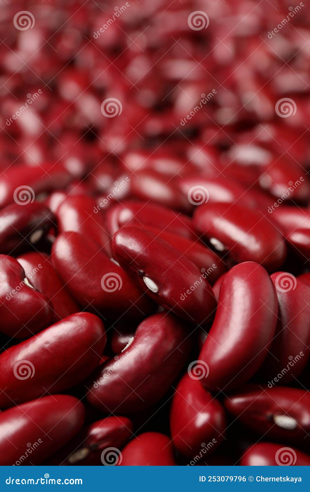 Closeup View of Raw Red Kidney Beans As Background Stock Photo - Image ...