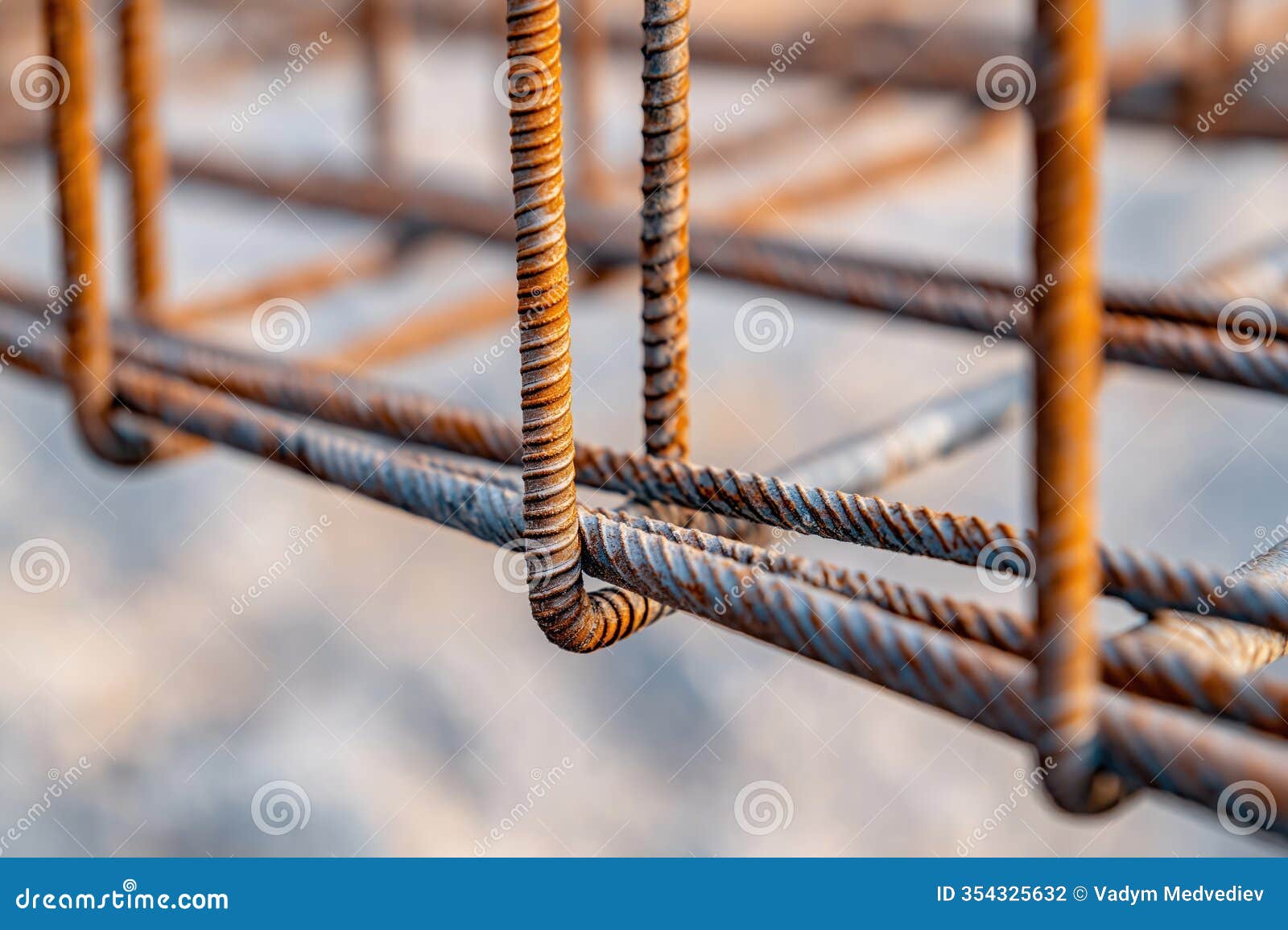 Reinforcement In Foundation Line Icon Vector Illustration ...