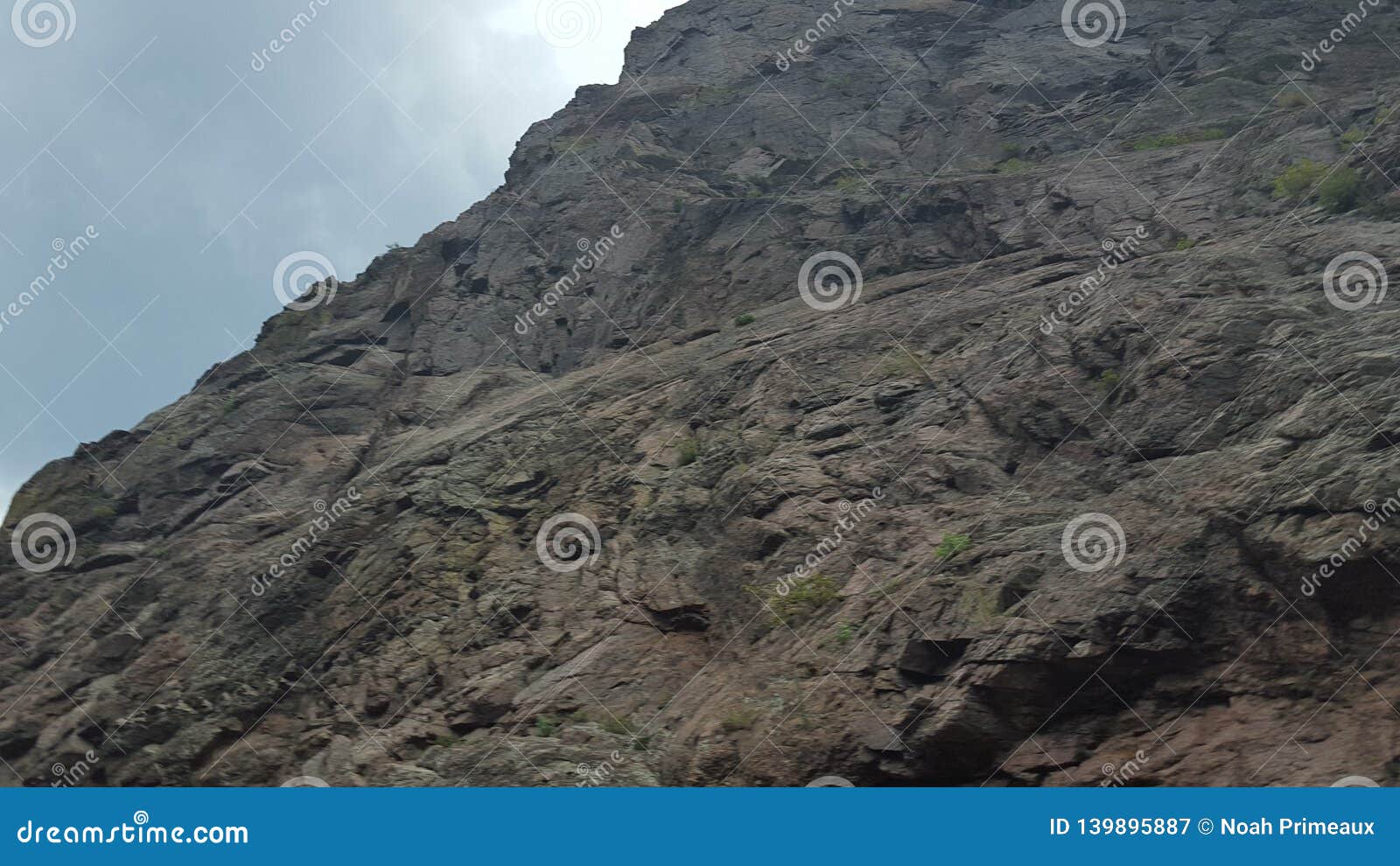 Closeup of a Rocky Mountain Stock Image - Image of rocky, closeup ...