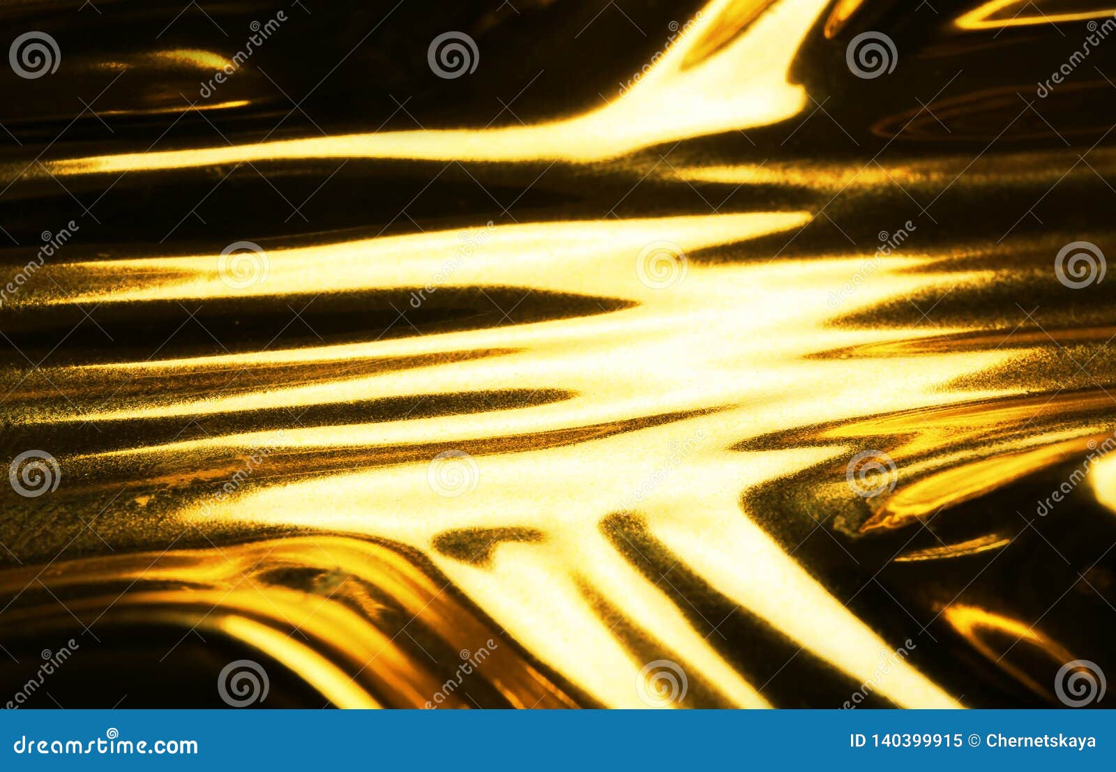 Closeup View of Shiny Golden Surface Stock Image - Image of closeup ...