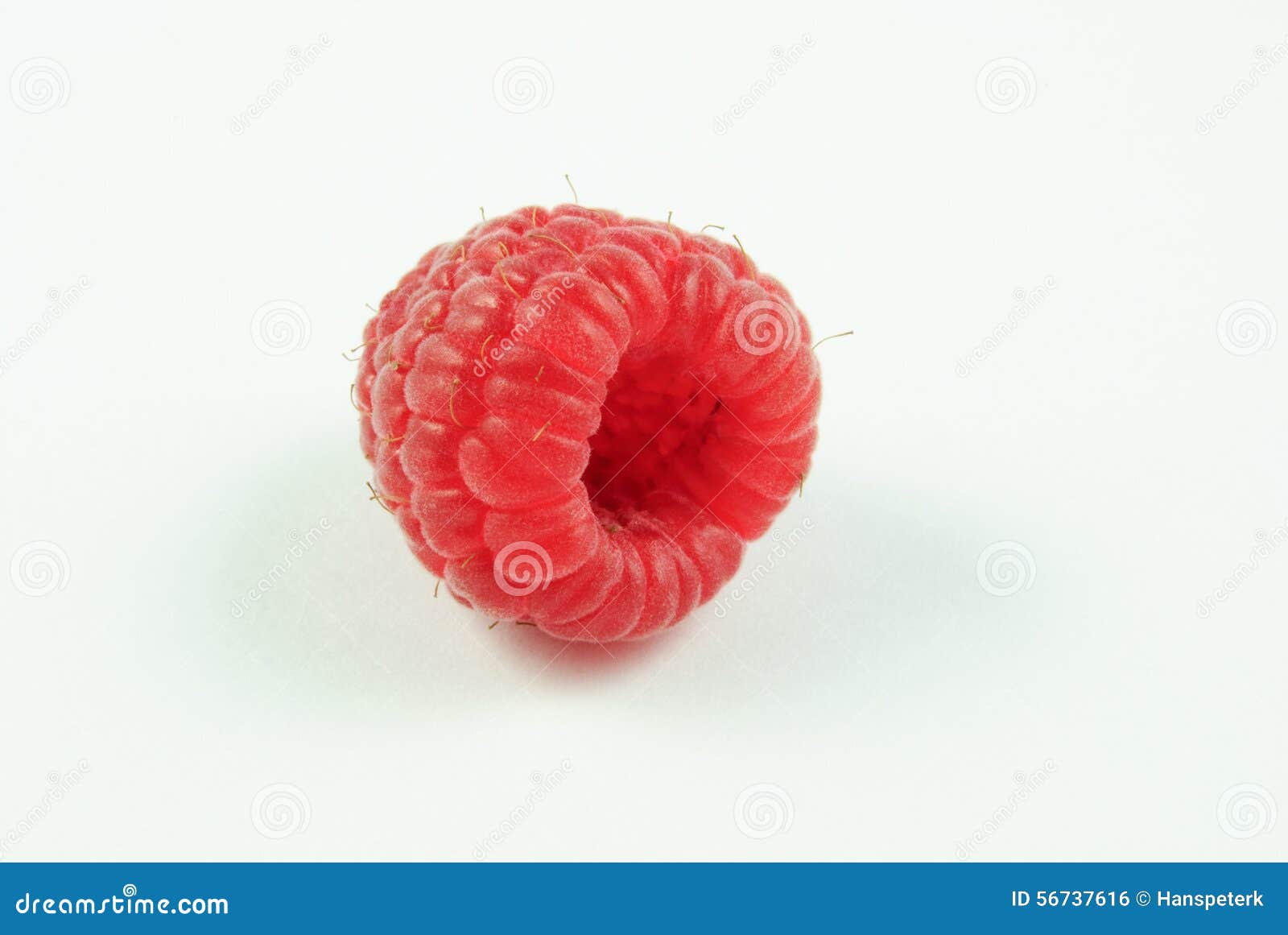 Closeup View of a Single Raspberry Stock Photo - Image of view ...