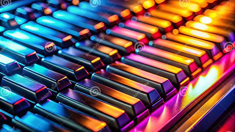 Closeup View of a Spanish QWERTY Keyboard Exploring the Layout and ...