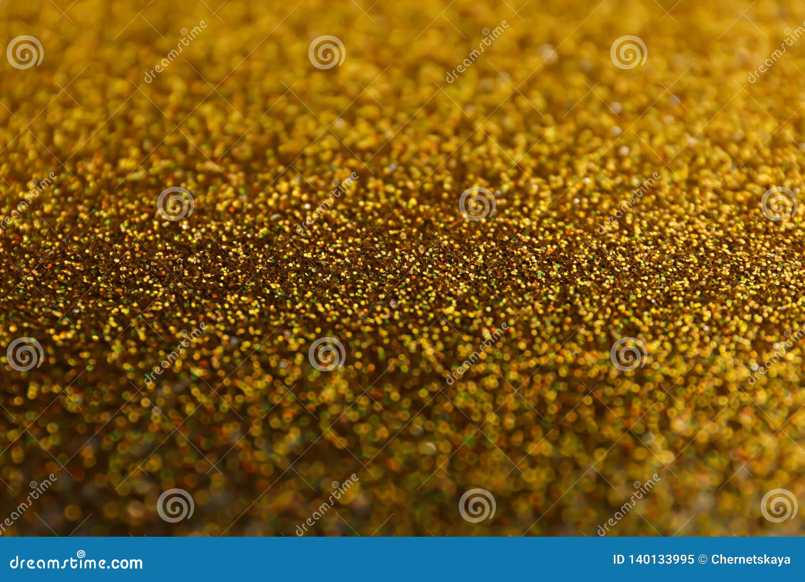 Closeup View of Sparkling Golden Glitter Stock Image - Image of ...
