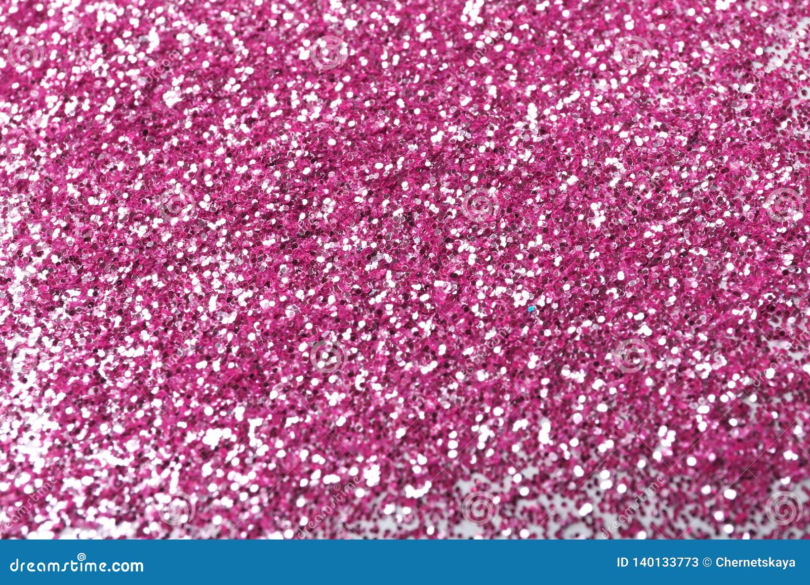 Closeup View of Sparkling Pink Glitter Stock Image - Image of design ...