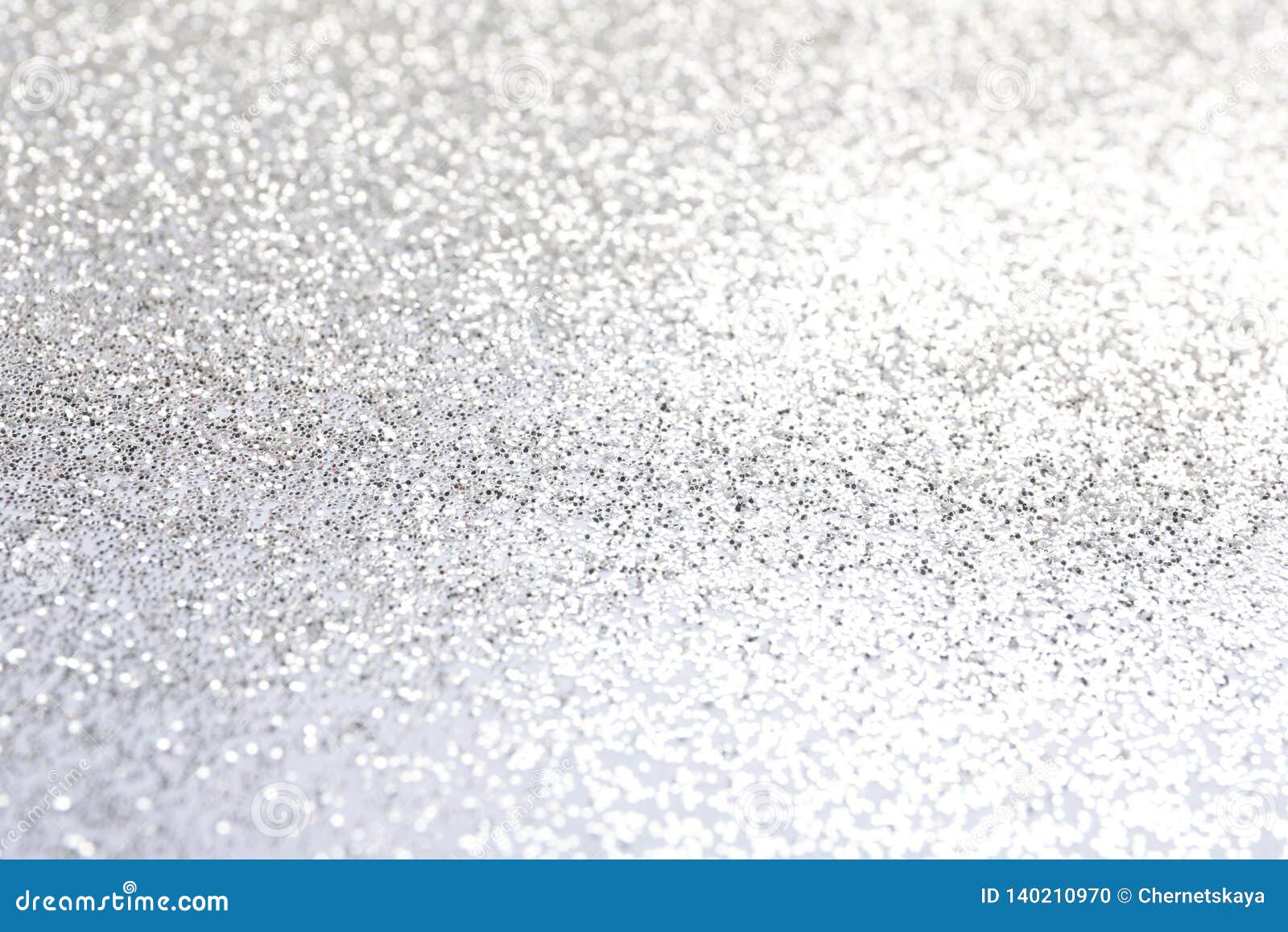 Closeup View of Sparkling Silver Glitter Stock Illustration ...