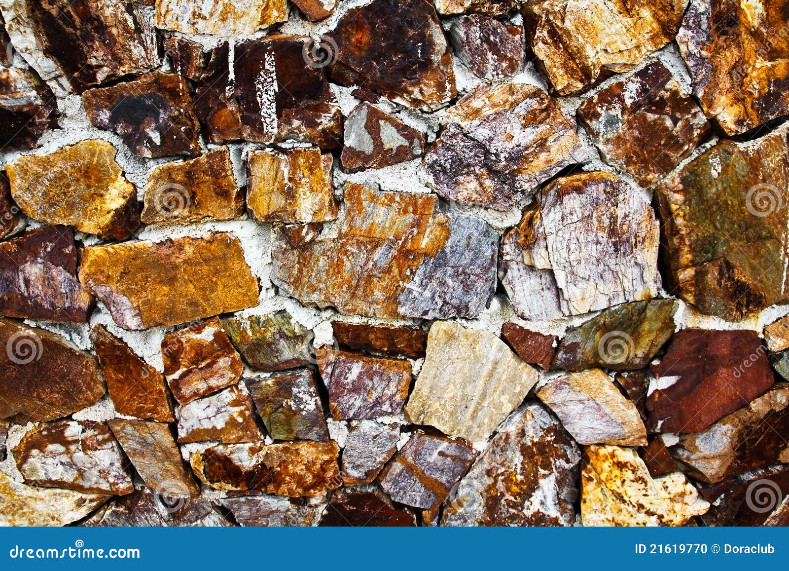 Closeup View of Stone Wall. Stock Photo - Image of garden, fence: 21619770