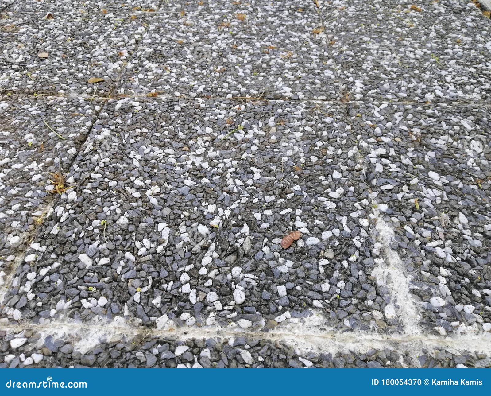 Closeup View of Walking Path Surface Material. Pattern and Texture ...