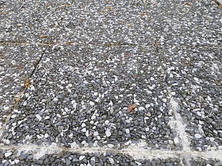 Closeup View of Walking Path Surface Material. Pattern and Texture ...