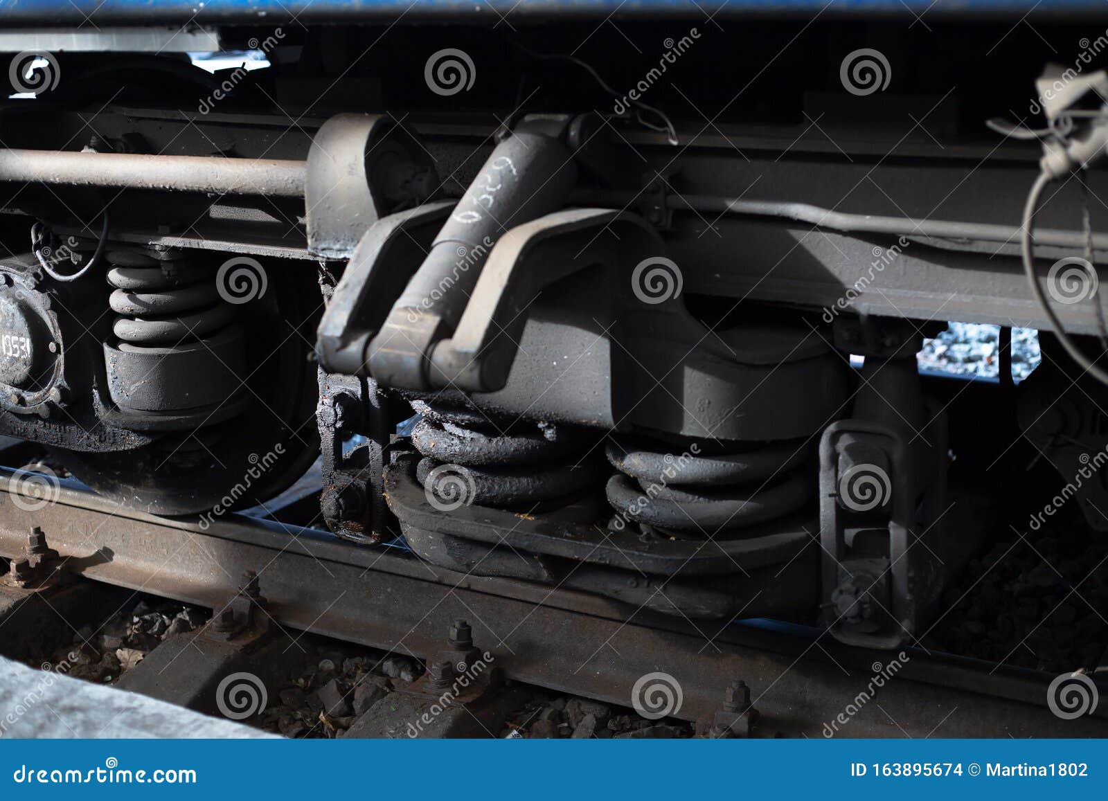 Closeup View of the Wheels of a Train Stock Photo - Image of engine ...