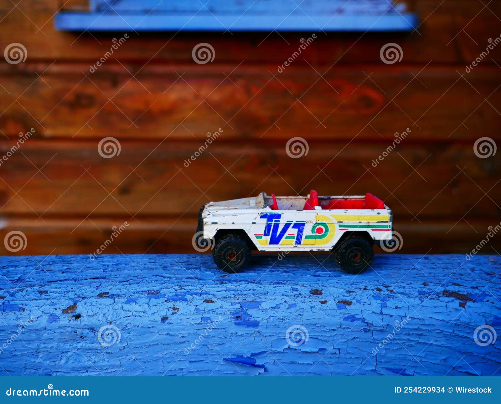 Closeup of a Vintage Miniature Majorette Car Editorial Stock Image ...