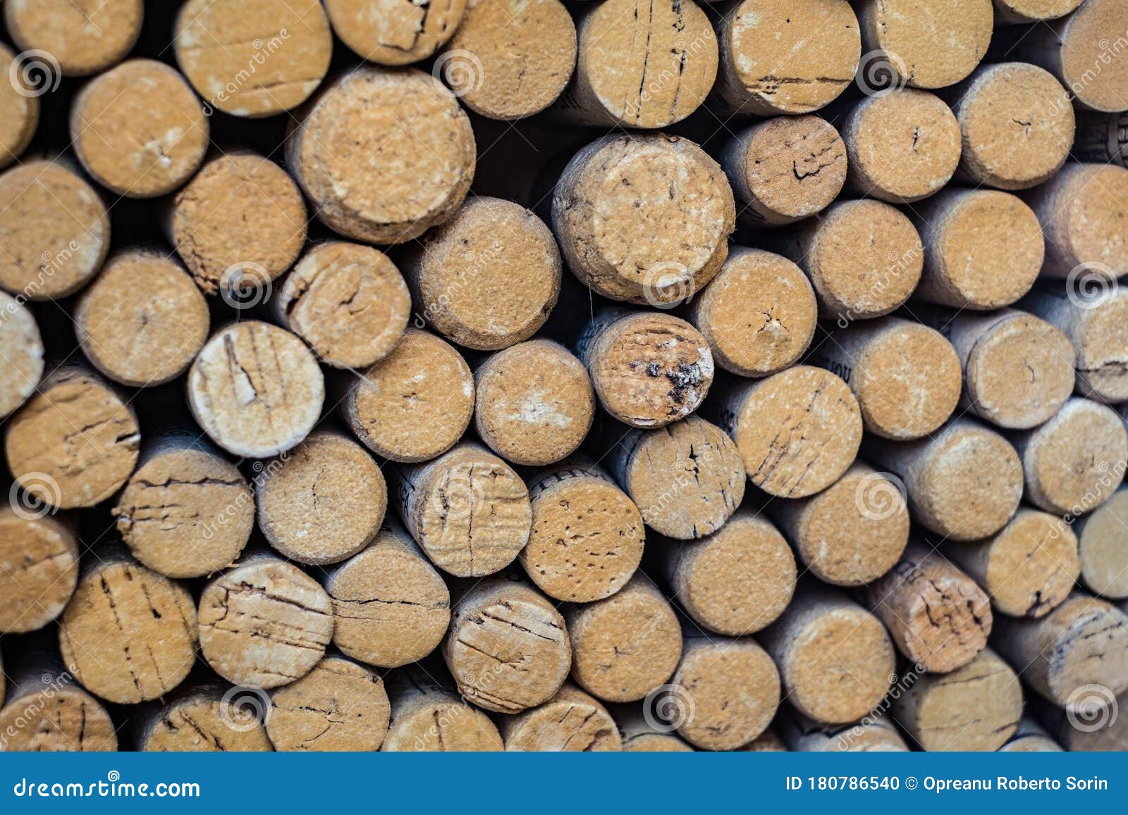 Closeup of a Wall of Used Wine Corks Stock Photo - Image of food ...