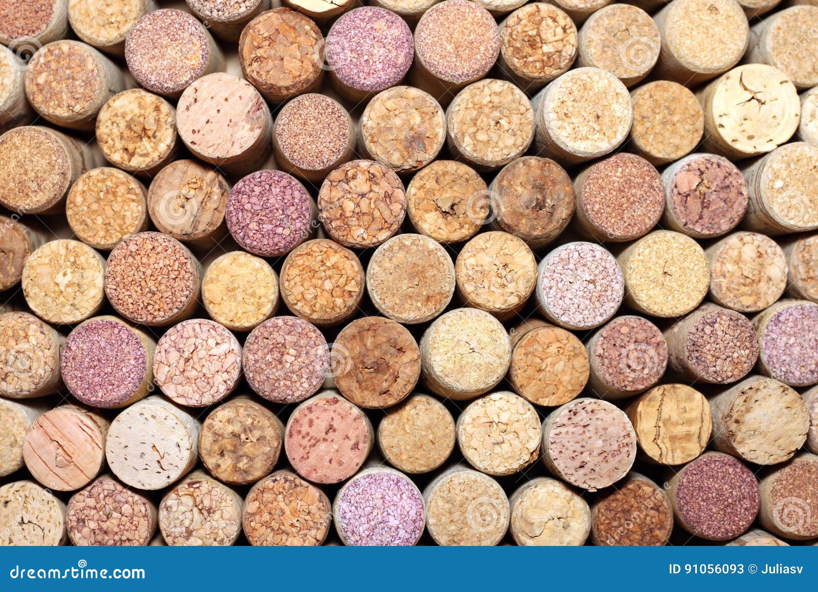 Closeup of a Wall of Used Wine Corks Stock Image - Image of heap ...