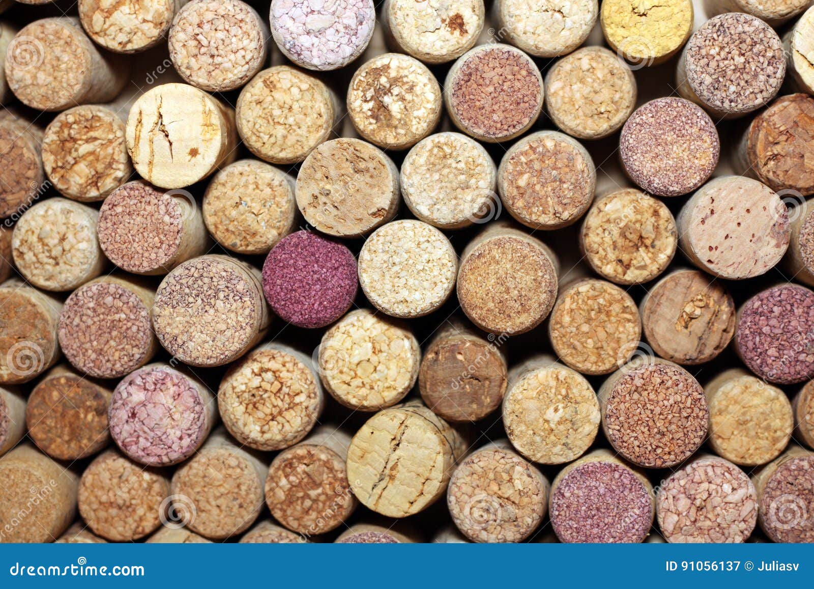 Closeup of a Wall of Used Wine Corks Stock Image - Image of drink ...