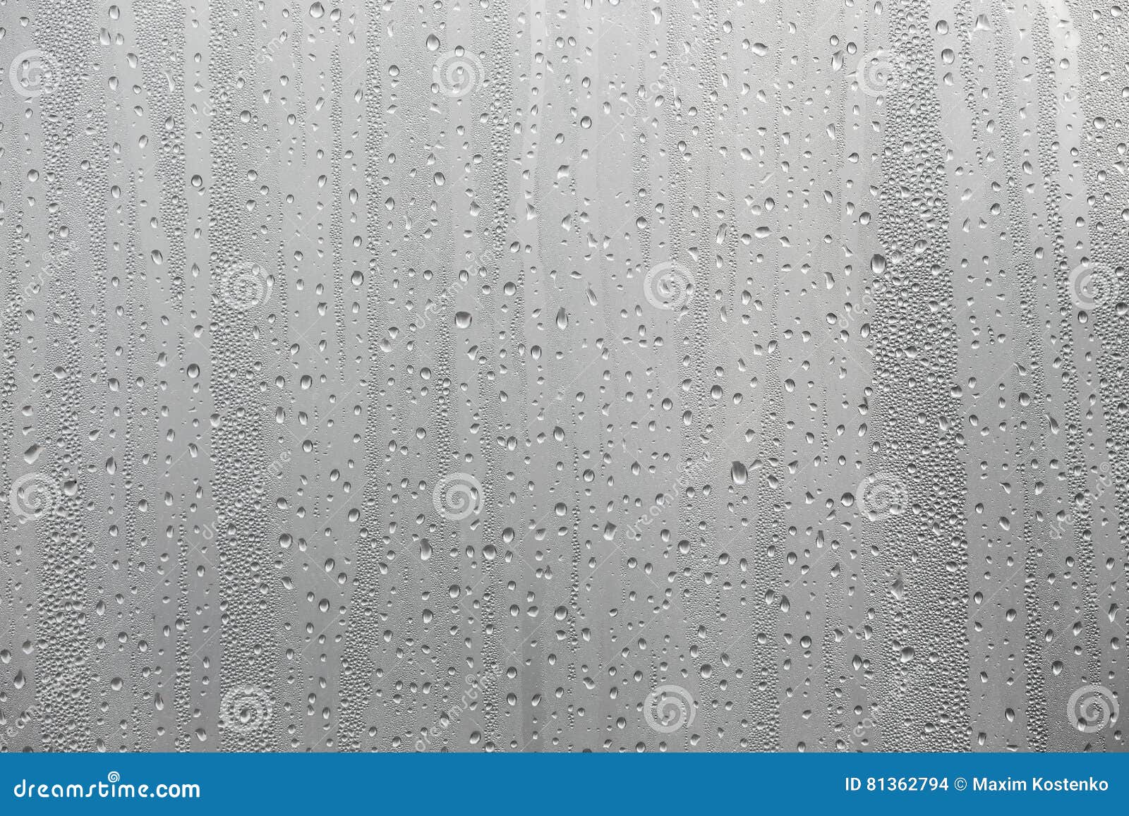 Closeup Water Condensation on Window Glass Background Stock Photo ...