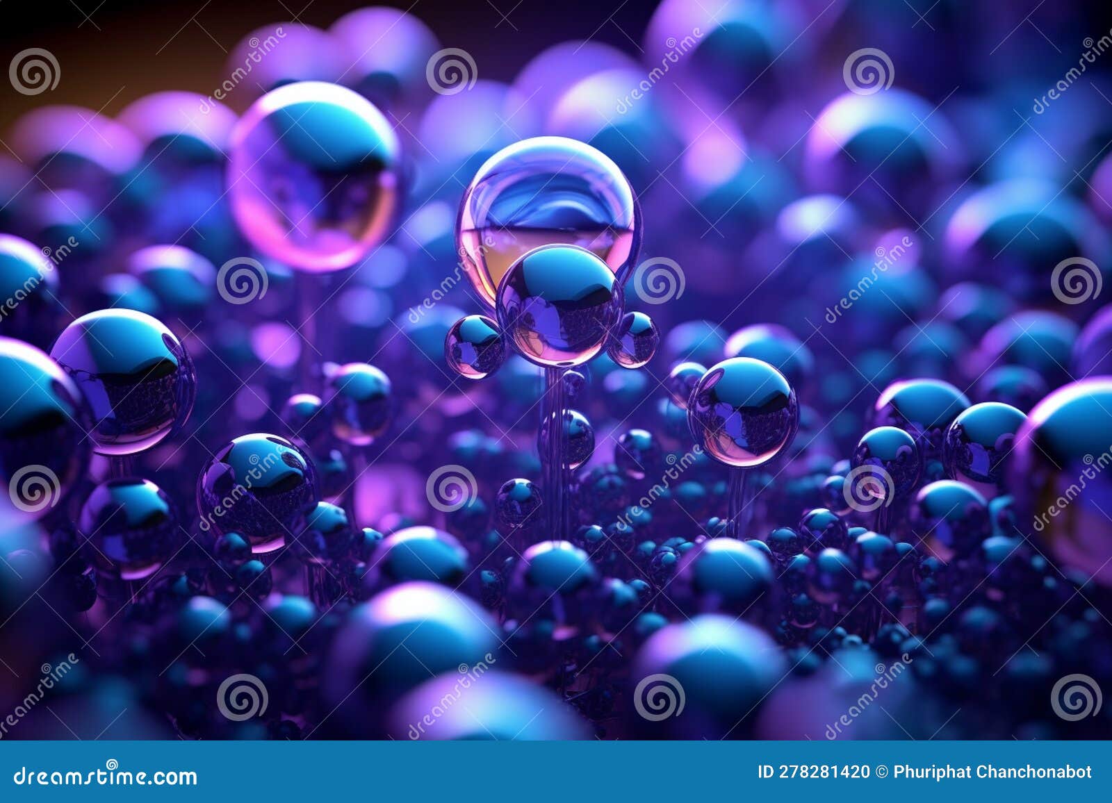 Closeup Water Drop in Science Style with Generative AI Stock ...