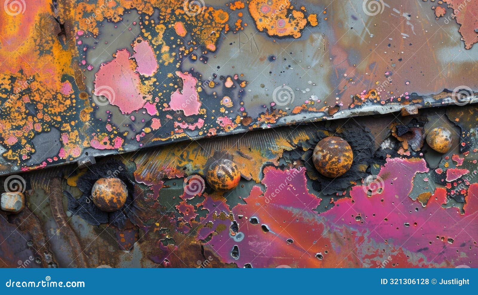 A Closeup of a Weld Seam Revealing a Chaotic Pattern of Splatters ...