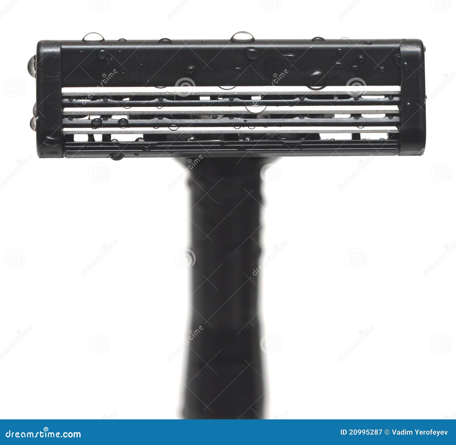 Closeup wet razor stock image. Image of razor, personal - 20995287