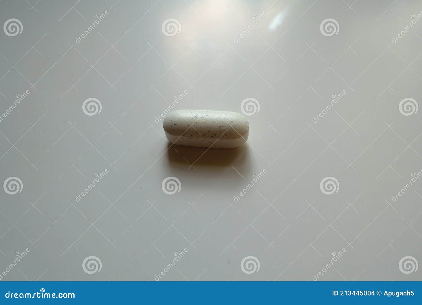 Closeup of White Caplet of Kelp Dietary Supplement Stock Photo - Image ...