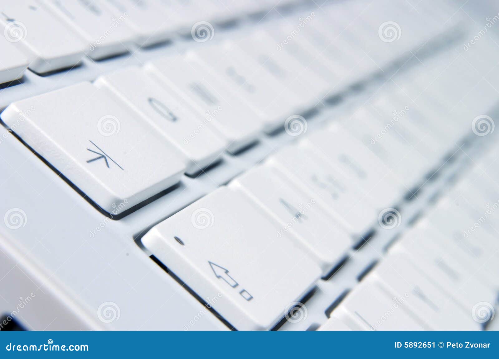 Closeup of white keyboard stock image. Image of lifestyles - 5892651