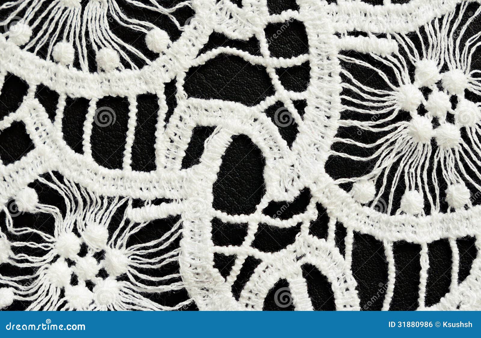 Closeup of white lace stock photo. Image of decorative - 31880986