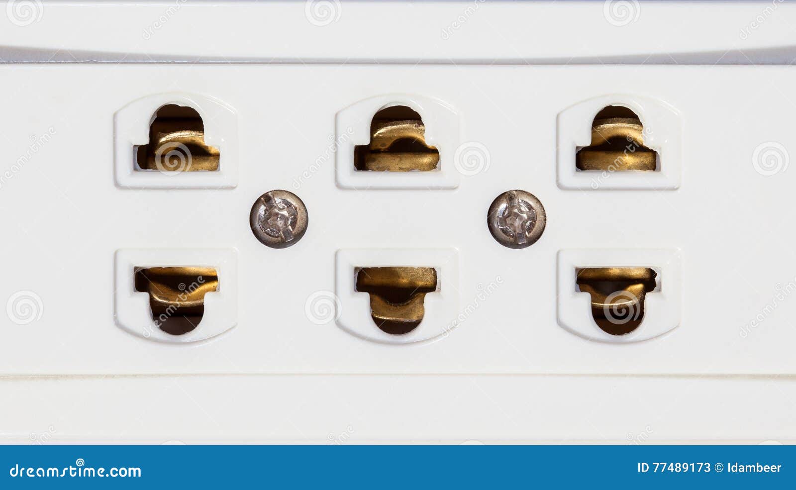 Closeup white plug socket stock image. Image of double - 77489173