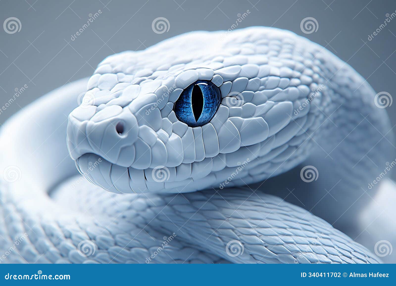 Slither Blue Snake Royalty-Free Cartoon | CartoonDealer.com #314737517