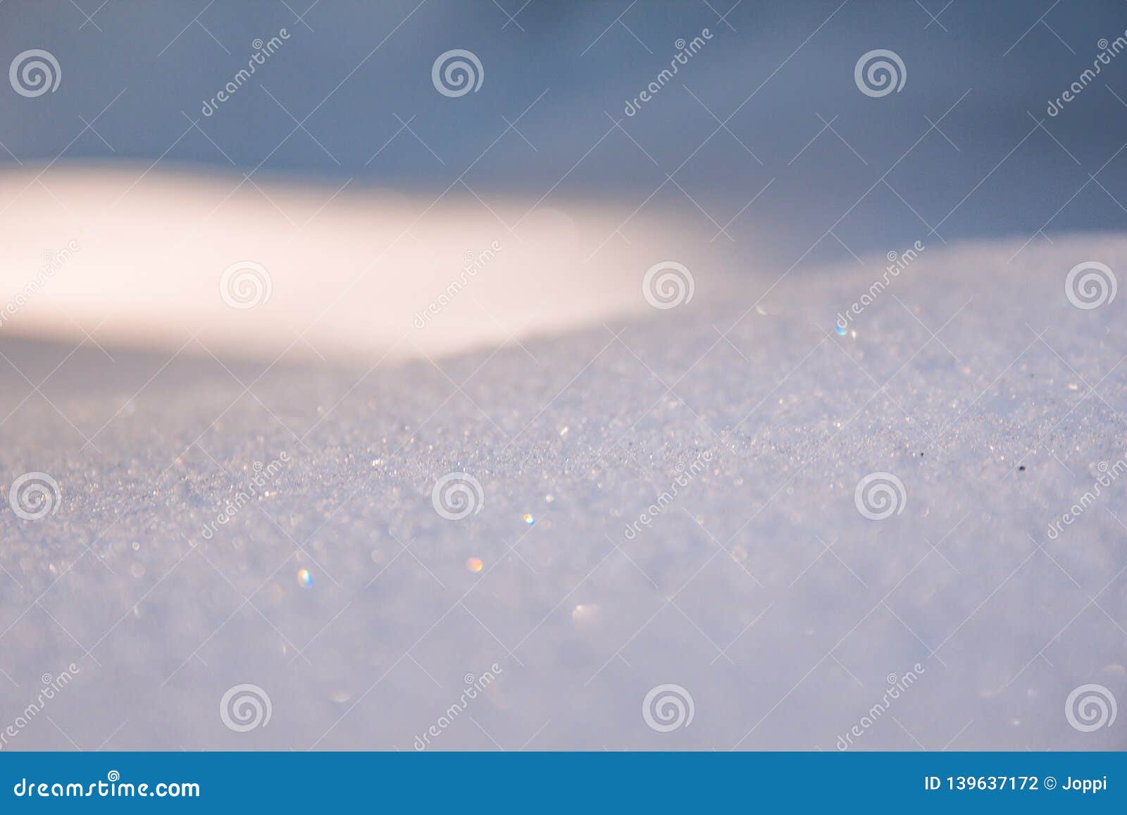 Closeup of White Snow on the Ground Stock Photo - Image of crystal ...