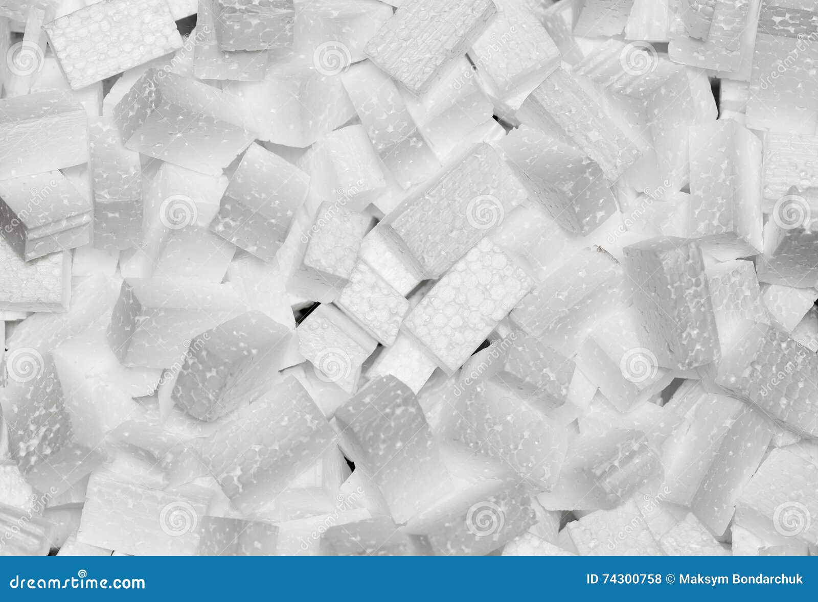 Closeup White Styrofoam Pellets Stock Photo - Image of surface, closeup ...