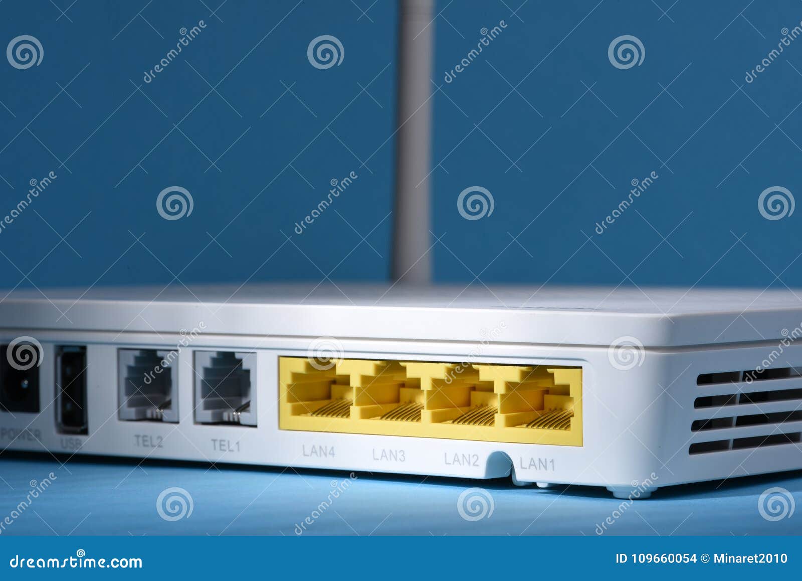 Wireless Router Internet Networking Device Stock Photo - Image of ...