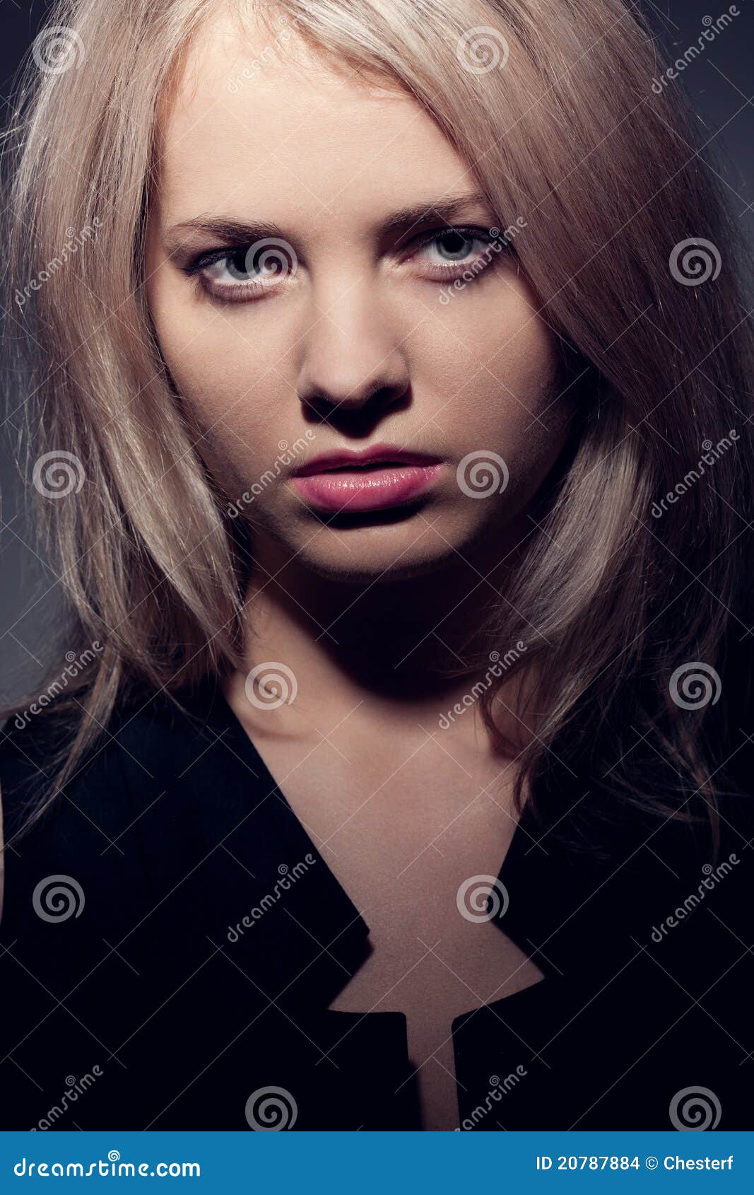 Closeup Woman Face Portrait Stock Photo - Image of beauty, beautiful ...