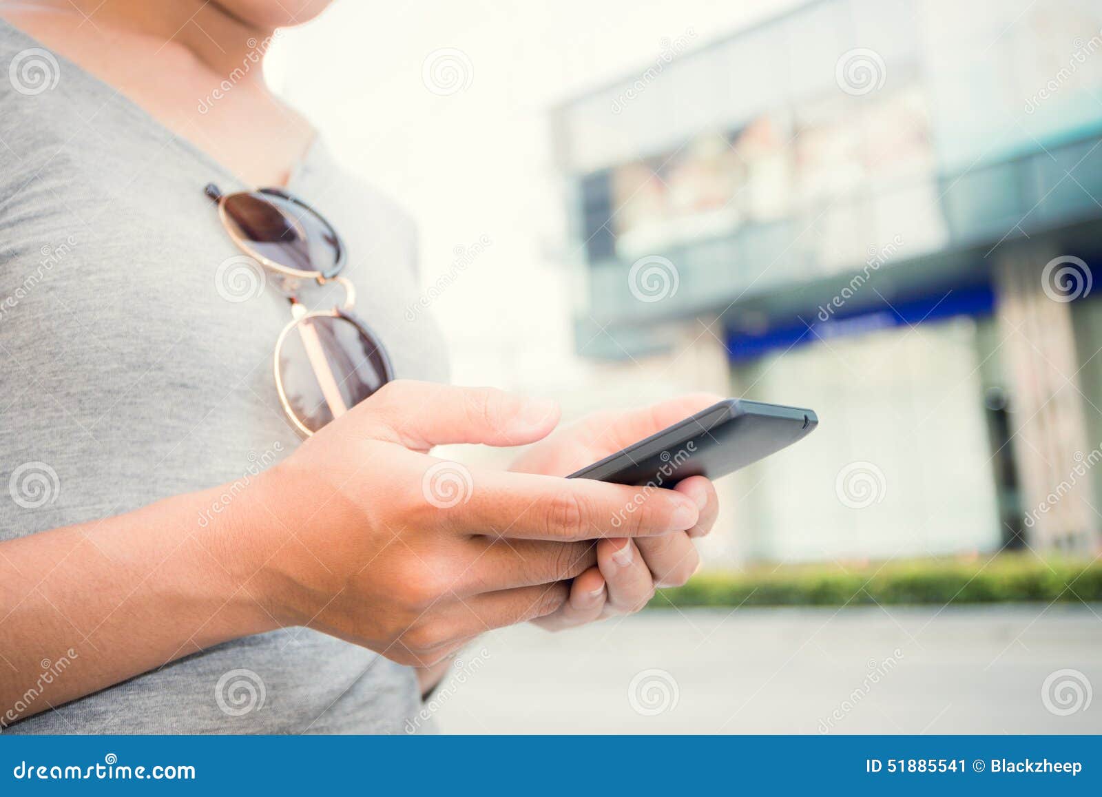 Closeup Women Hand Using Smartphone Stock Image - Image of touch, hands ...