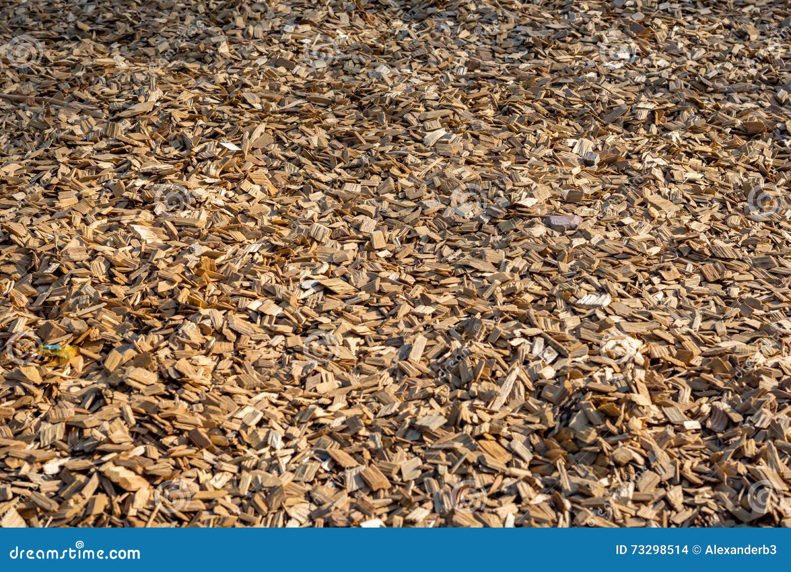 Closeup of Wood Chip Path Covering Stock Photo - Image of heap, natural ...