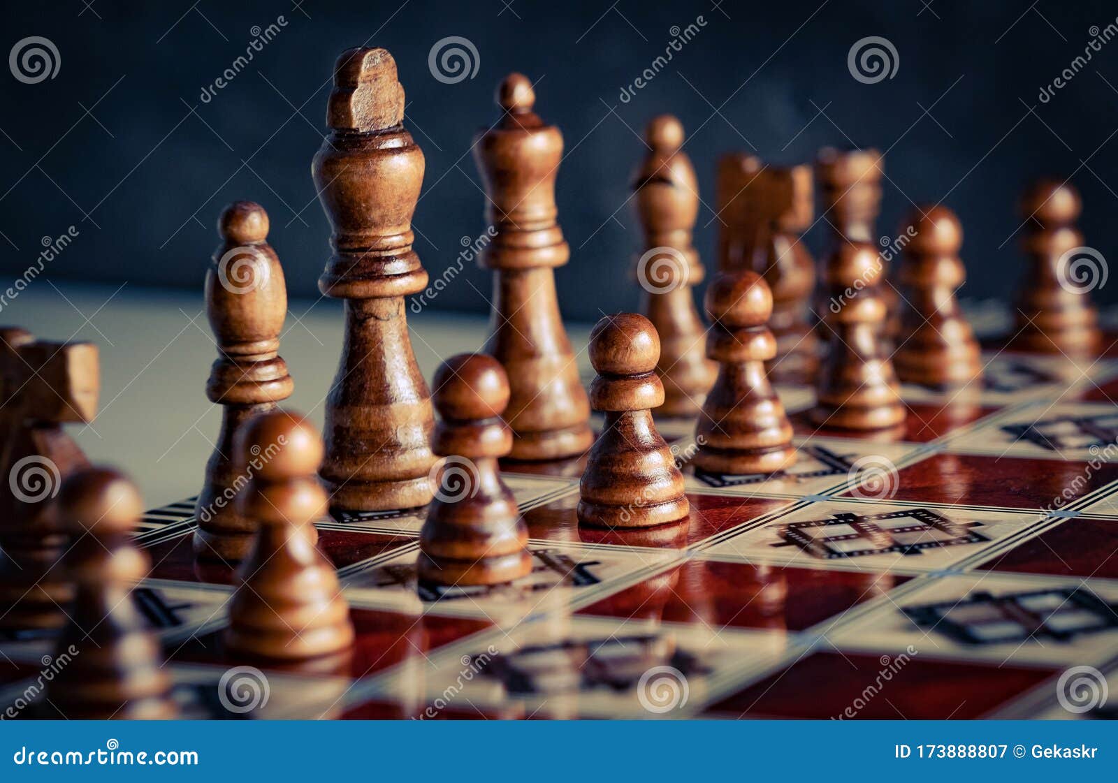 Chess board figures stock image. Image of leadership - 173888807