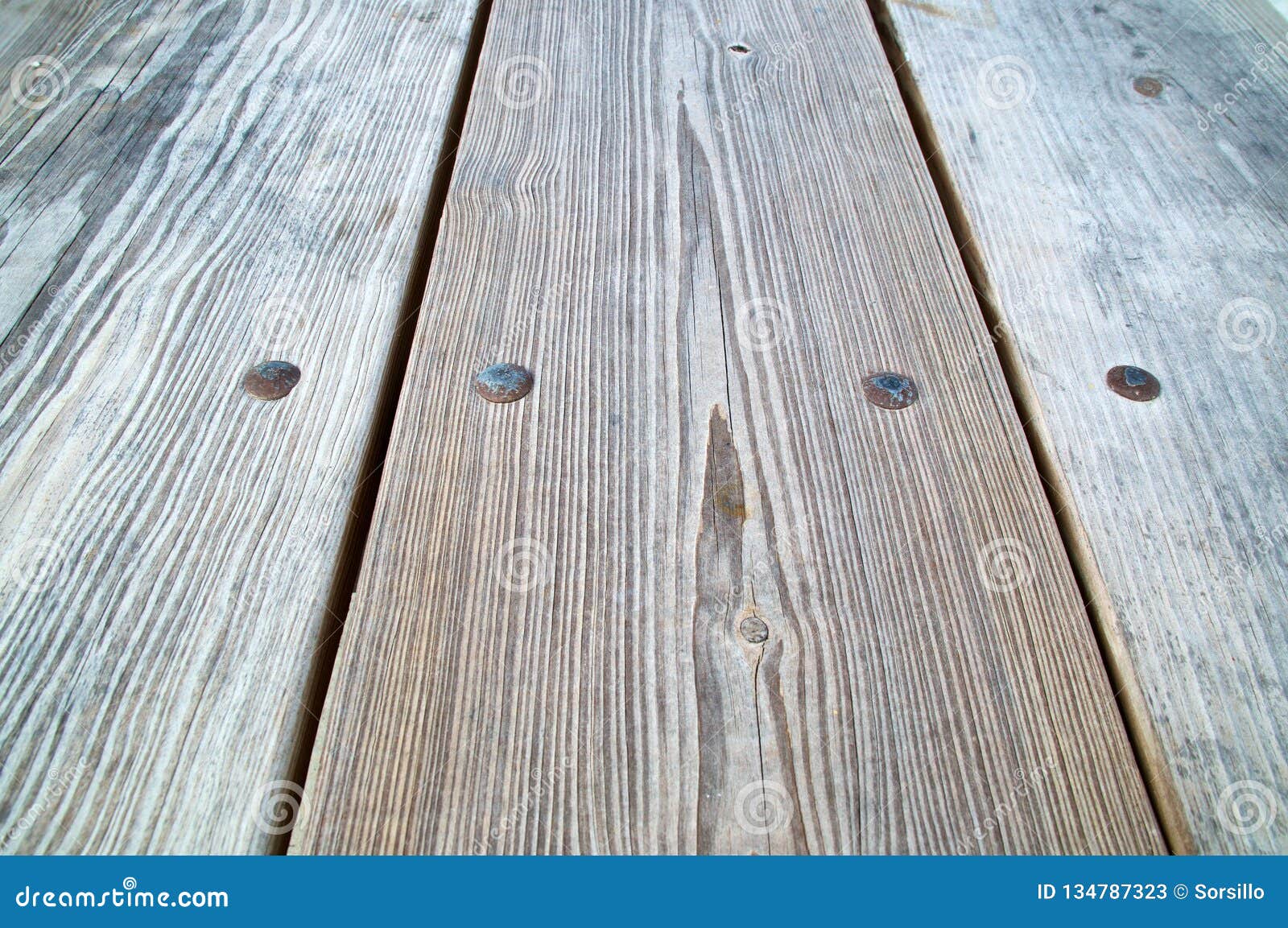 Closeup of Wooden Table Top Stock Image - Image of park, text: 134787323