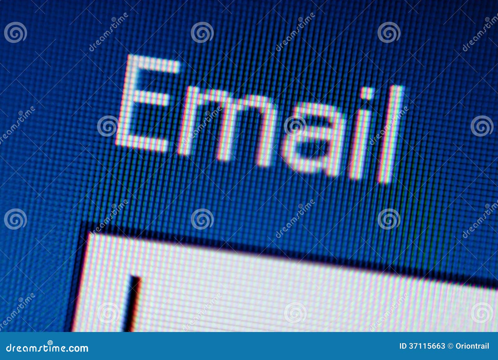 Closeup of Word Email on a LCD Screen Stock Image - Image of concept ...